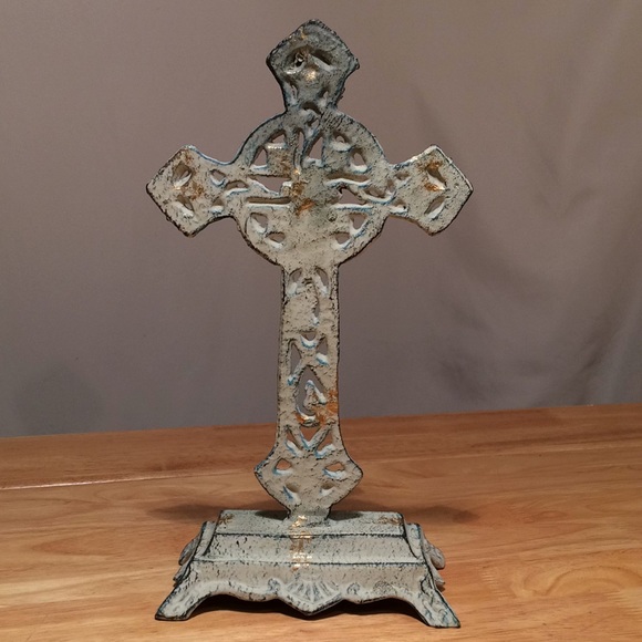 Other | Cross On Free Standing Pedestal 585 | Poshmark